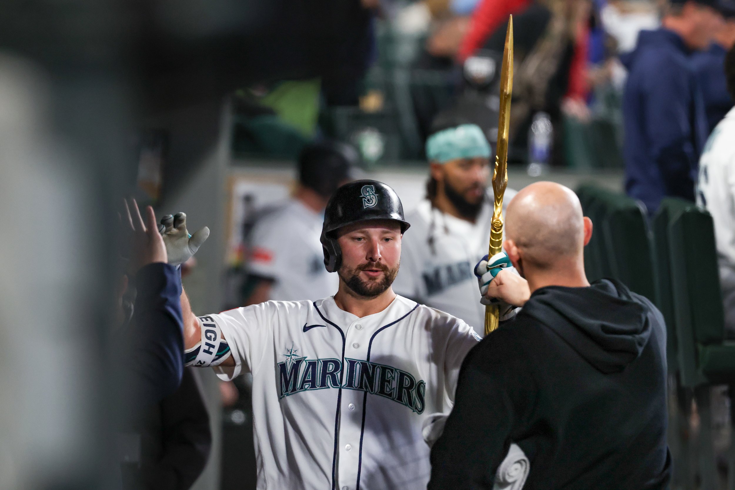 Mariners Catcher Cal Raleigh Day-To-Day With “General Soreness ...