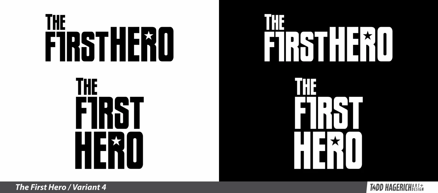 Branding for The 1st Hero comic book created by designer Todd Hagerich ...
