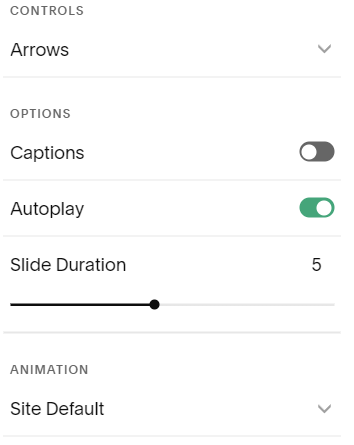 Create a full bleed slide show banner with transparent header in ...