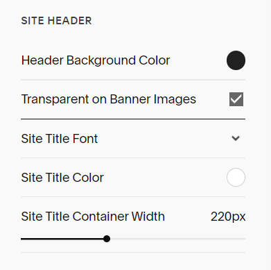 How to make the header transparent in Squarespace (7.0 and 7.1)