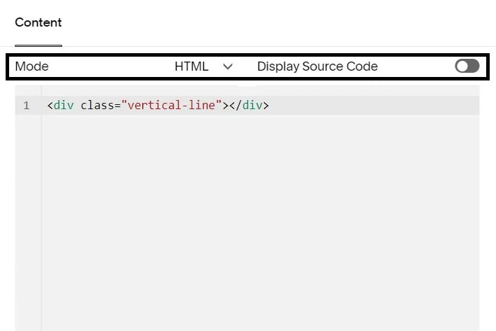 Add a vertical line in Squarespace 7.1 & 7.0 - Two Methods