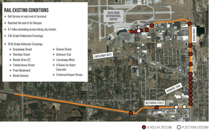 Project Map — South Shore Line South Bend Airport Reroute