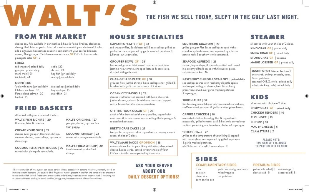 Menus & Placemats — Jazzy Dogs Publishing