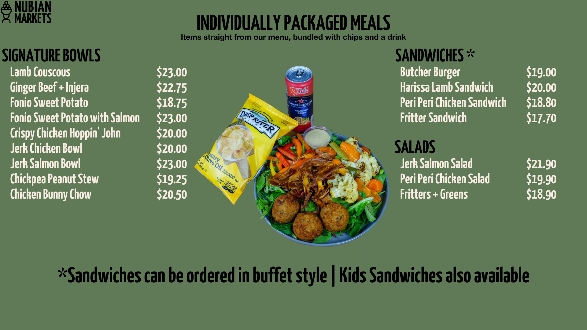 Catering — Nubian Markets