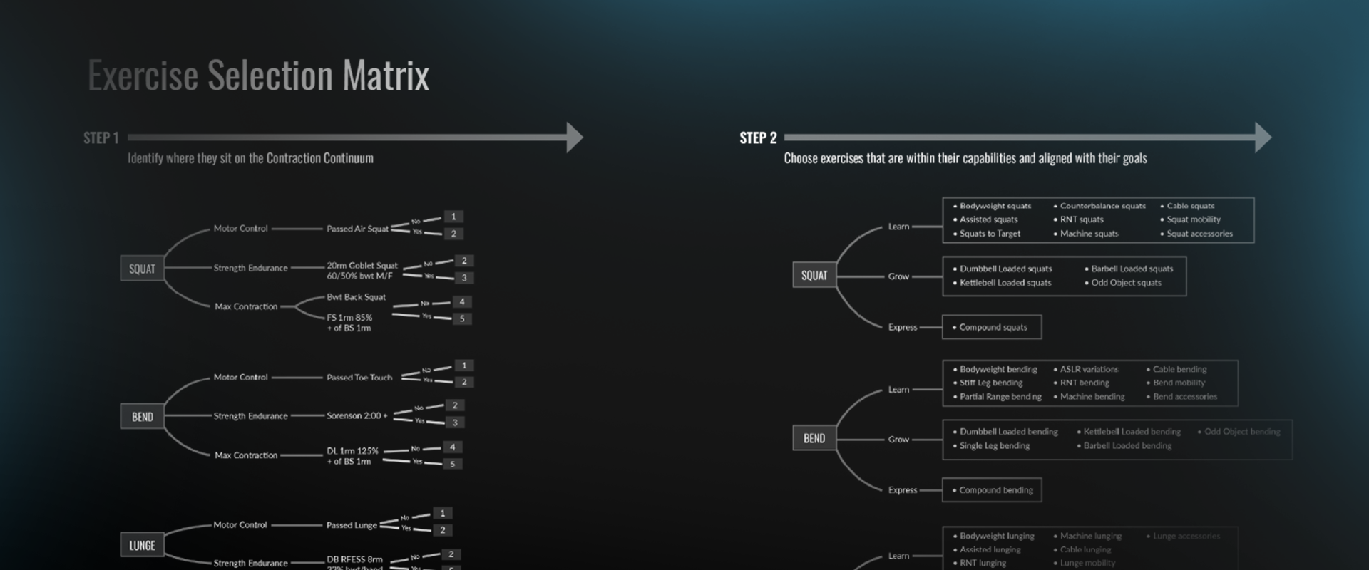 Exercise Selection Matrix - Free Guide — CoachRx