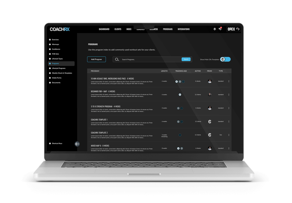 Free Resources — CoachRx