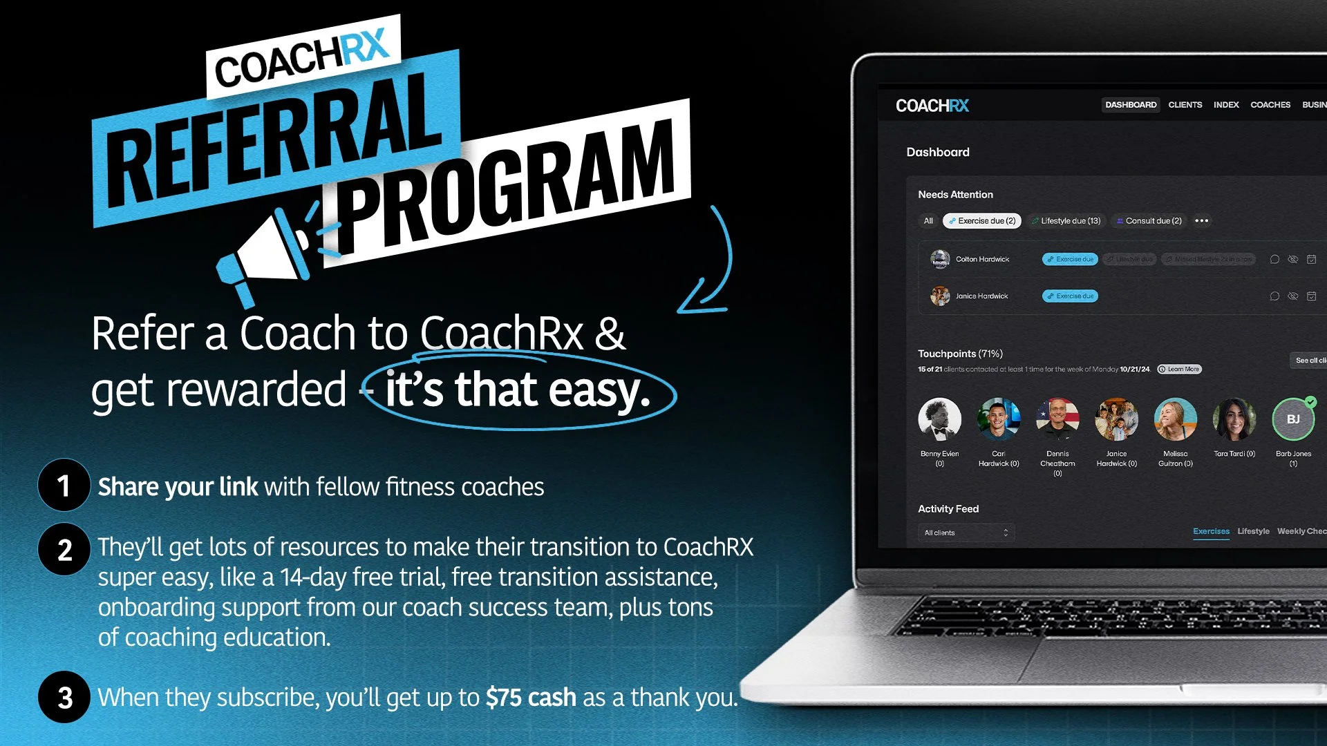 CoachRx Referral Program — CoachRx