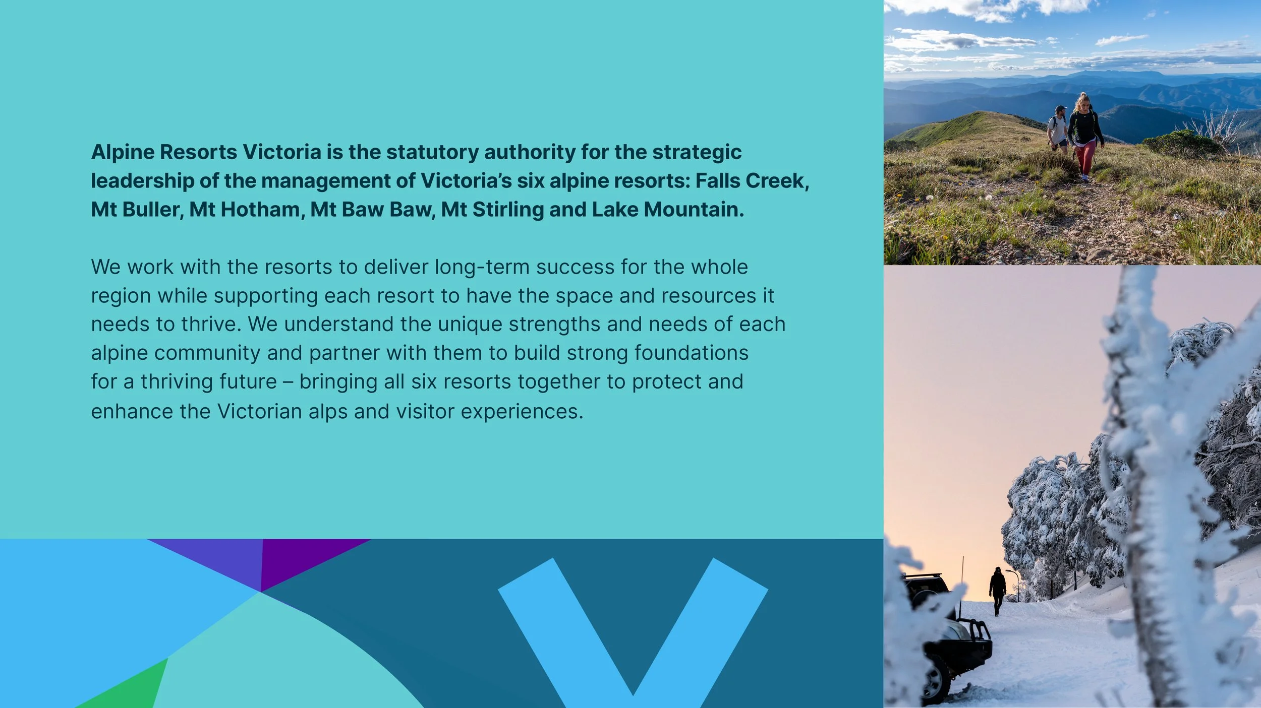 Alpine Resorts Victoria Visual Identity — Cúpla | Strategic branding ...