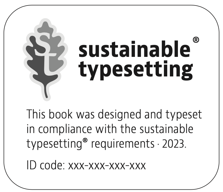 Services — Sustainable Typesetting - Bæredygtig bogproduktion, bæredygtighed bøger, bøger om ...
