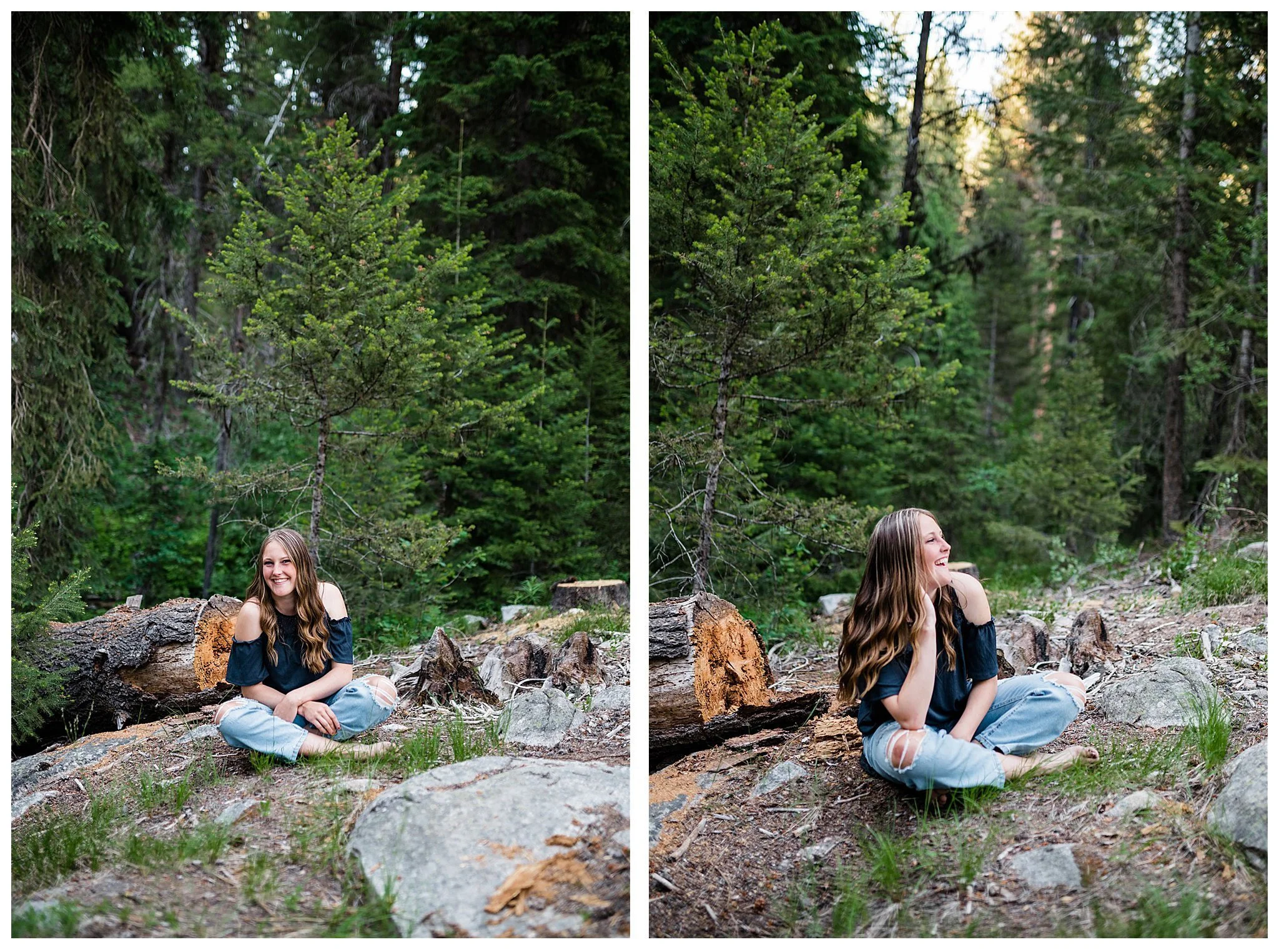 Outdoorsy Campfire Senior Session in Idaho — SS Photography & Design