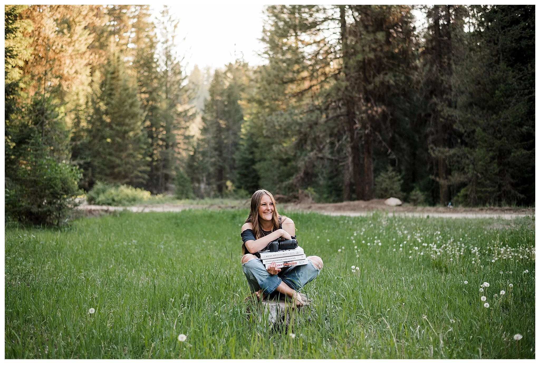 Outdoorsy Campfire Senior Session in Idaho — SS Photography & Design