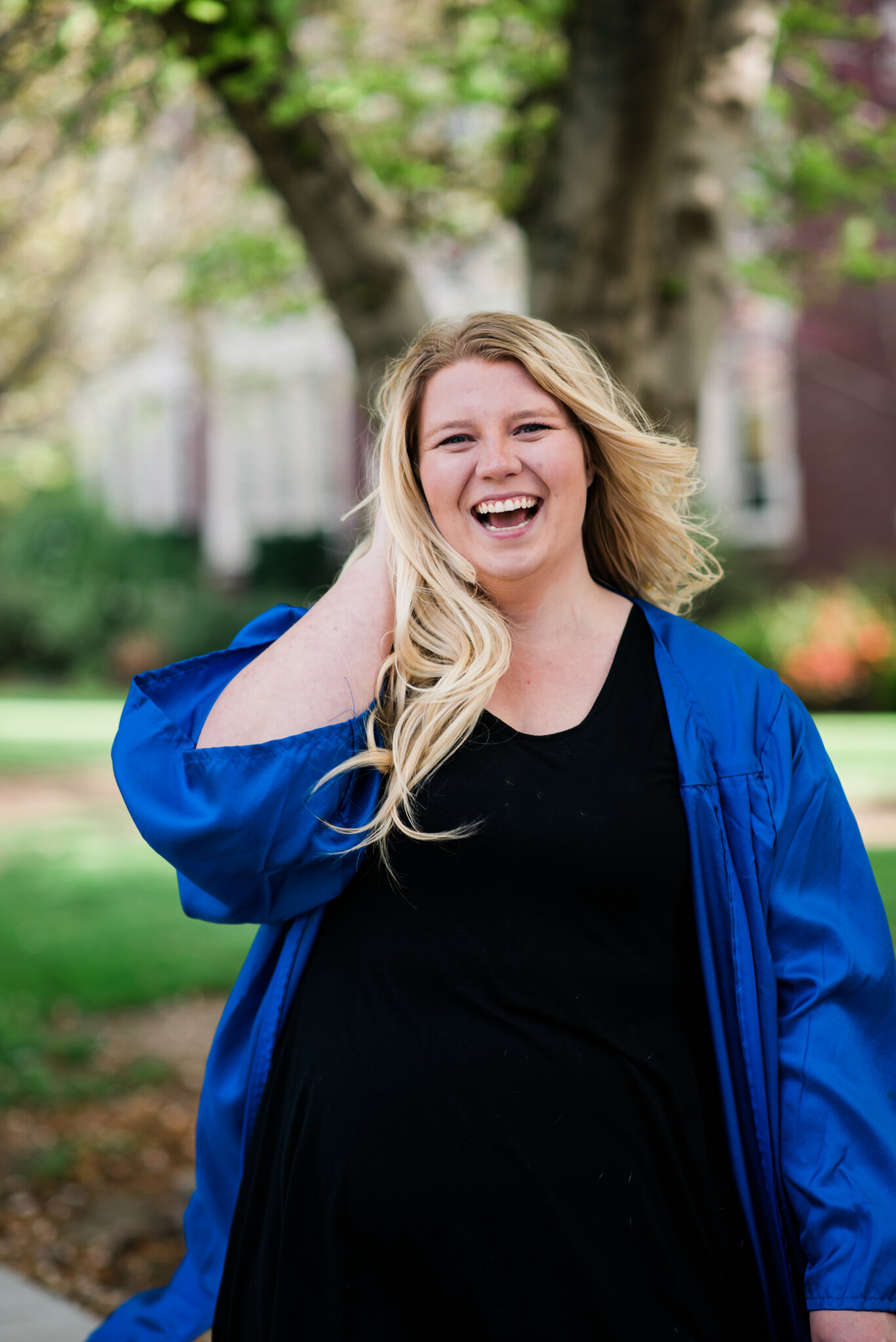 Paige ~ Boise State Grad session (with doggos!) — SS Photography & Design