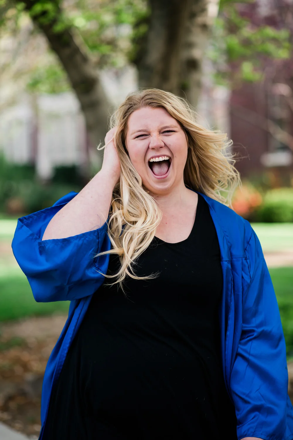 Paige ~ Boise State Grad session (with doggos!) — SS Photography & Design