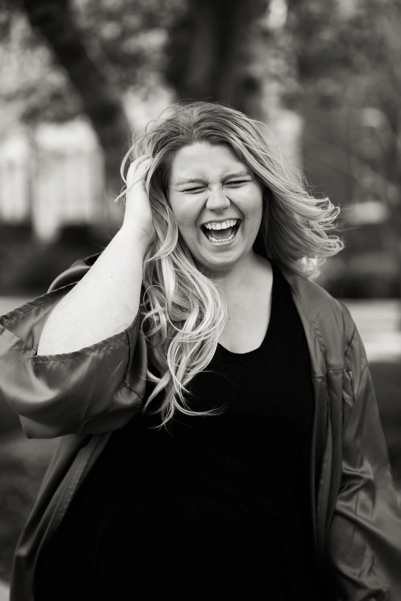 Paige ~ Boise State Grad session (with doggos!) — SS Photography & Design