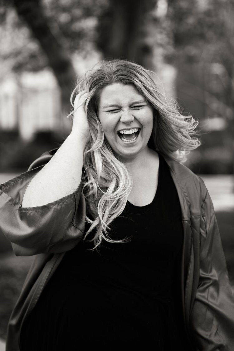 Paige ~ Boise State Grad session (with doggos!) — SS Photography & Design