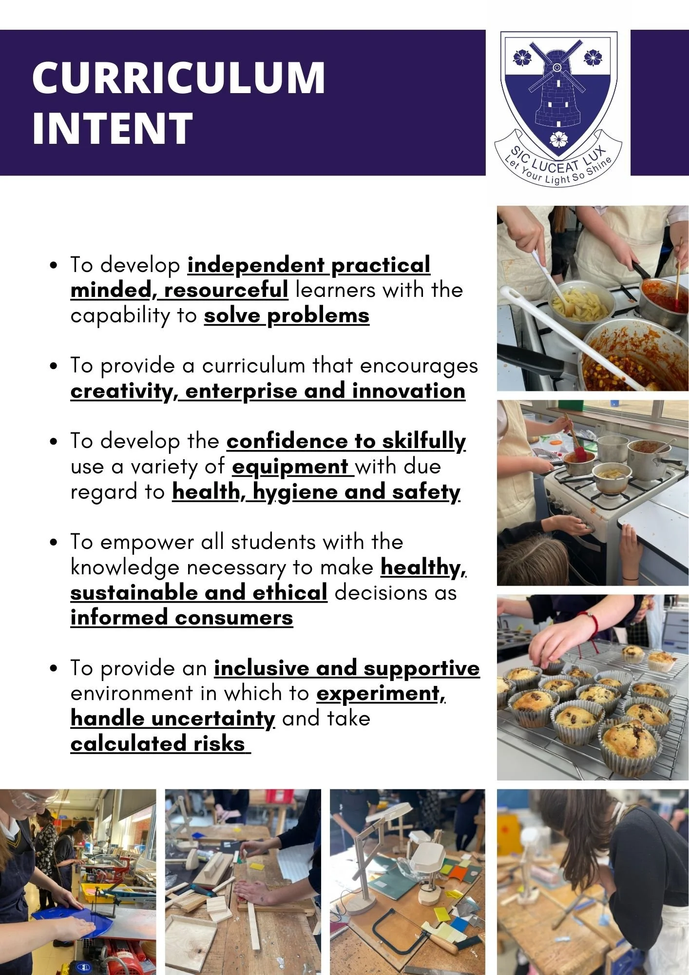 DT & Food - curriculum | Enhance Skills - Join Us Today — Tolworth ...