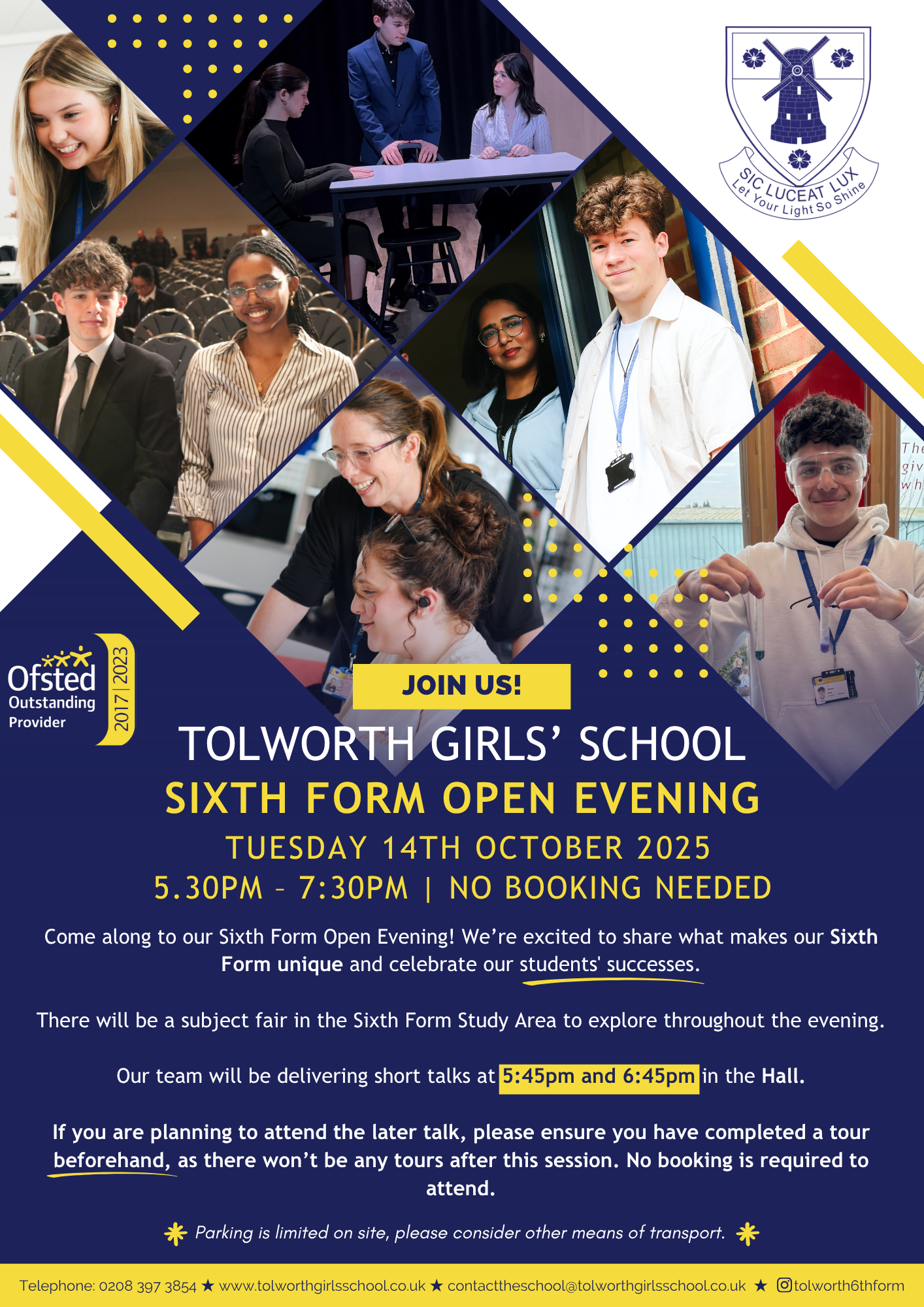 Sixth Form Open Events — Tolworth Girls' School & Sixth Form