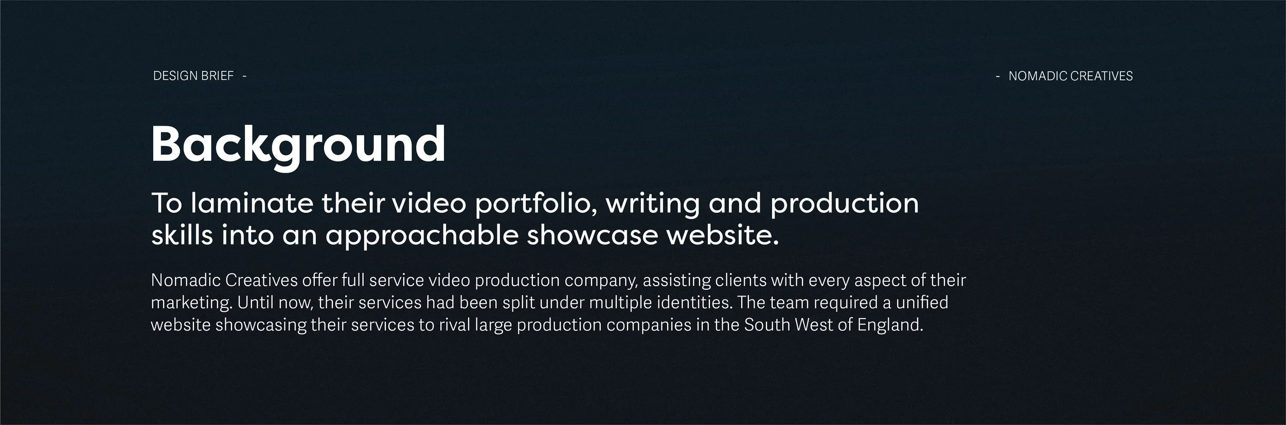 Nomadic Creatives Portfolio — Hey Im Joby