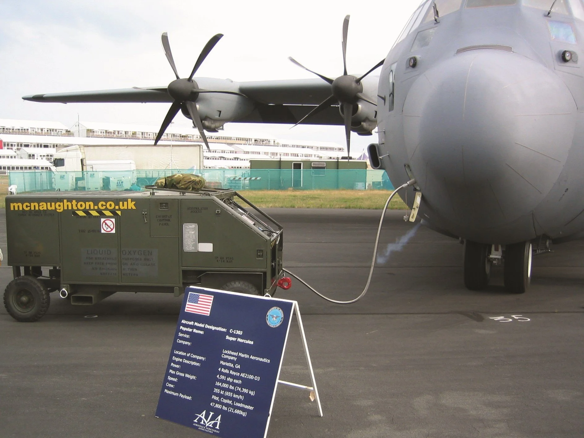 OXYGEN CHARGING — McNaughton Dynamics