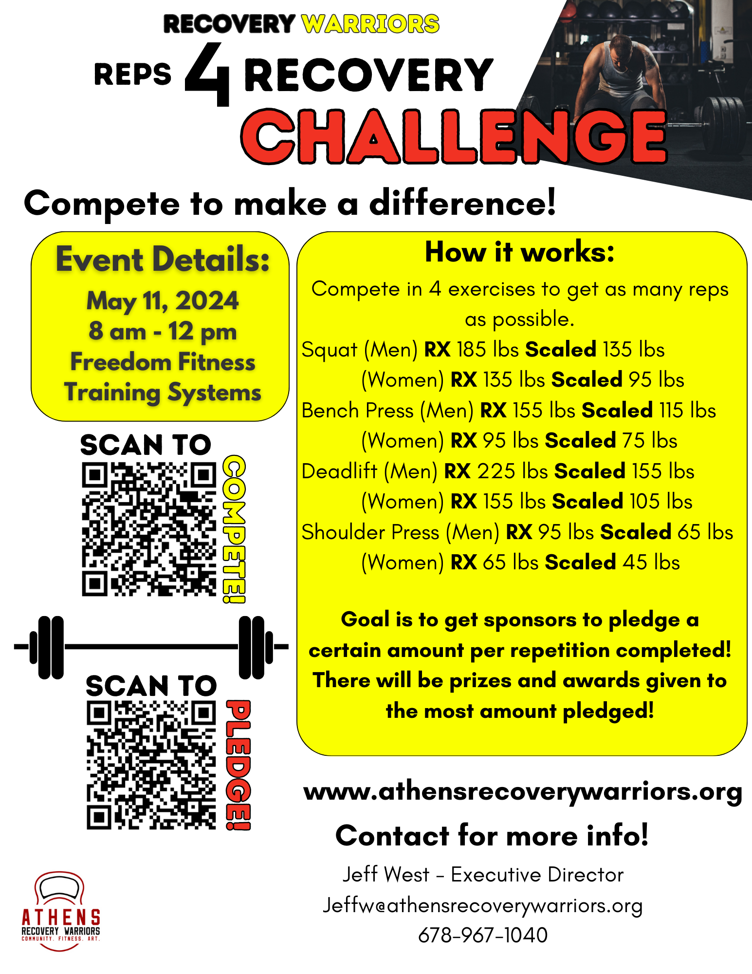 Calendar — Athens Recovery Warriors