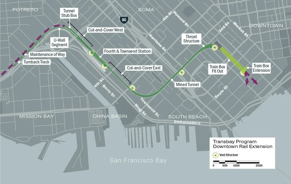 San Francisco Downtown Rail Extension Project — Delve Underground