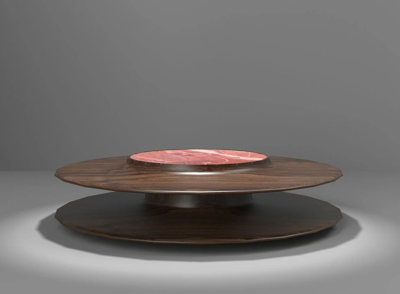 PERRY COCKTAIL TABLE — BAKER + HESSELDENZ