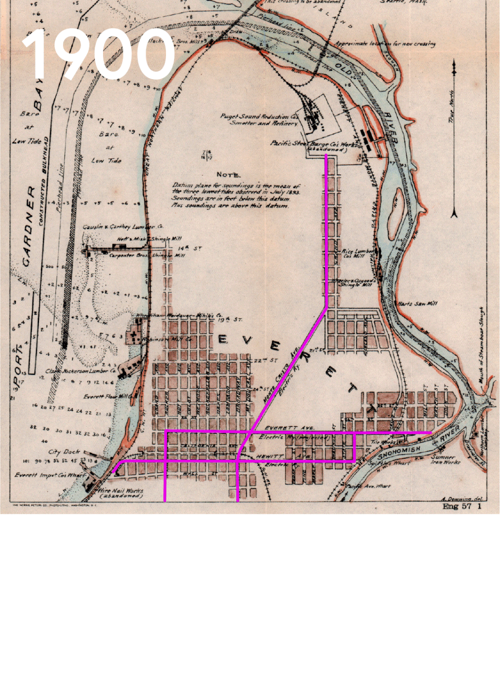 Tracked History, Part 1: Streetcars & Buses — Everett Station District ...
