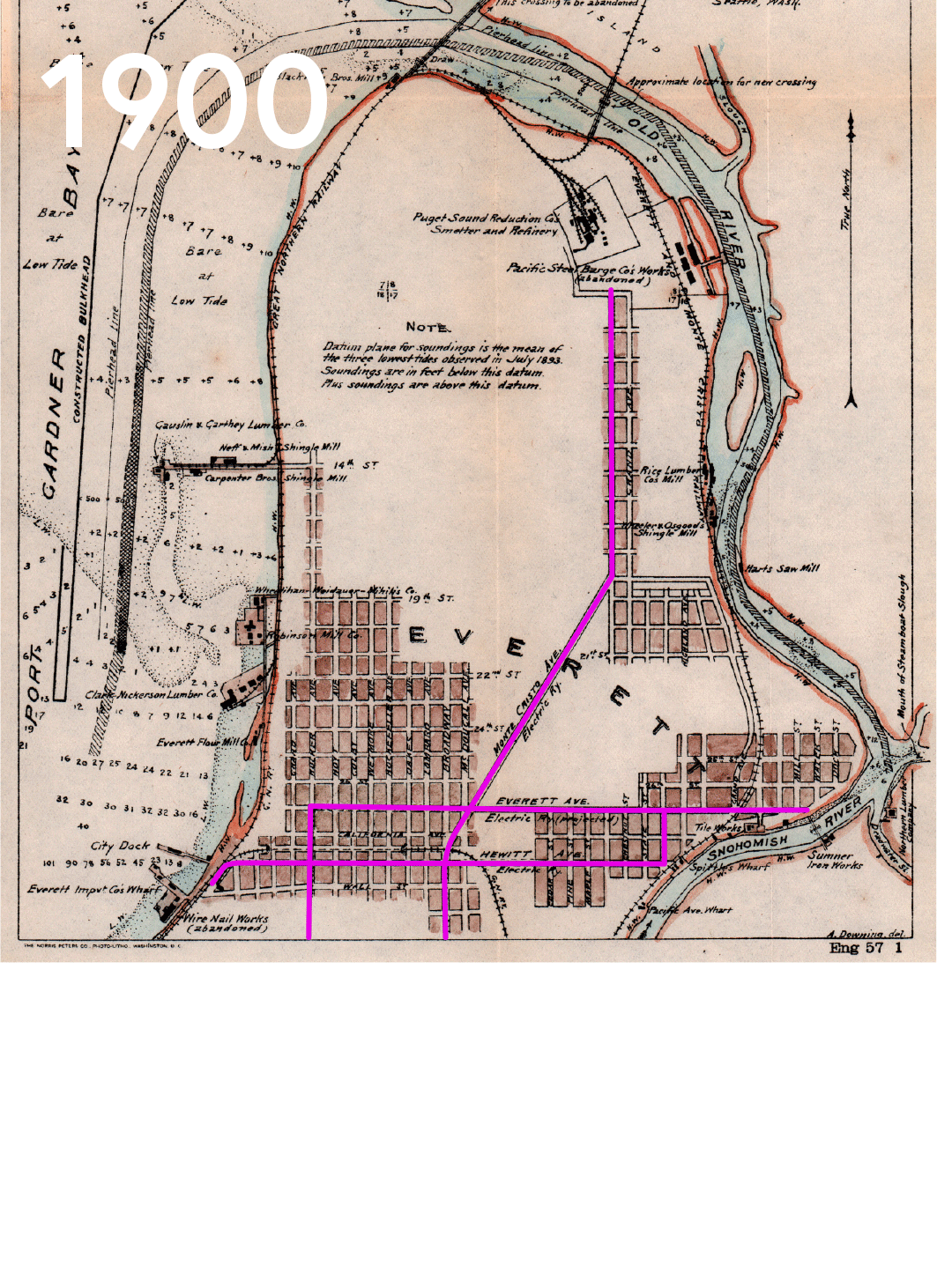 Tracked History, Part 1: Streetcars & Buses — Everett Station District ...