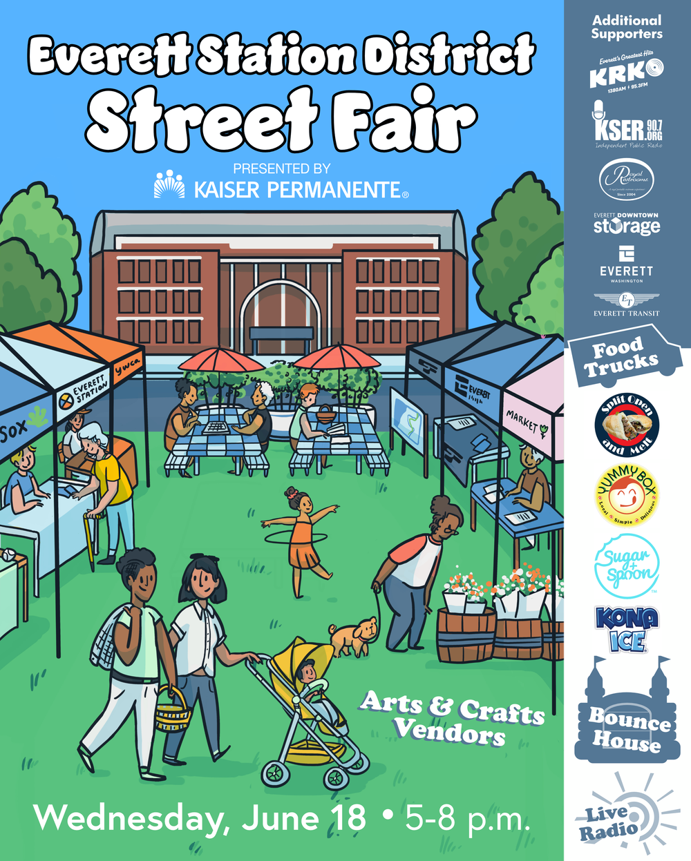 Everett Station District Street Fair, presented by Kaiser Permanente ...