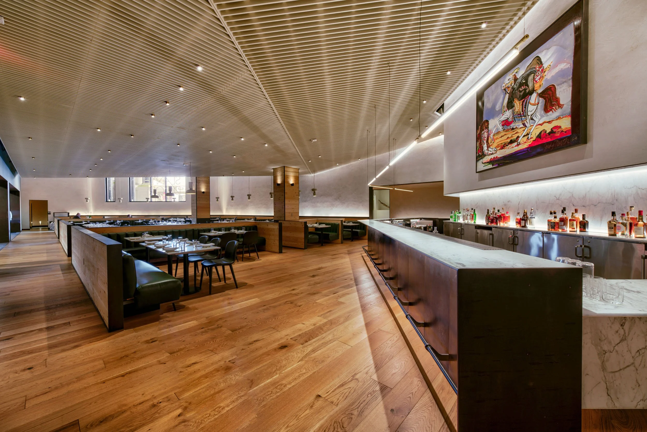 Slanted Door Las Vegas — Banks Landl Lighting Design