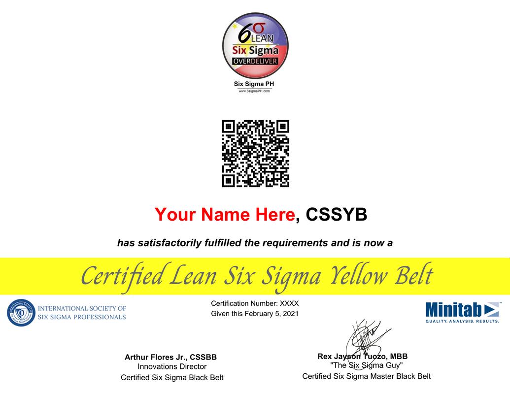 Lean Six Sigma Yellow Belt Certification Program by Six Sigma PH
