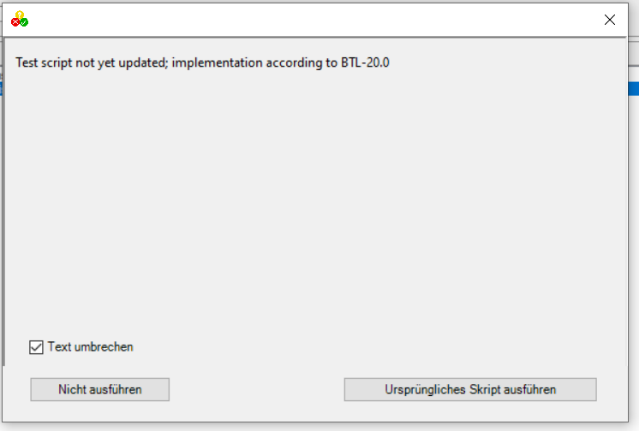 Testpraxis - Wissen | Ausführen von Tests — Support MBS