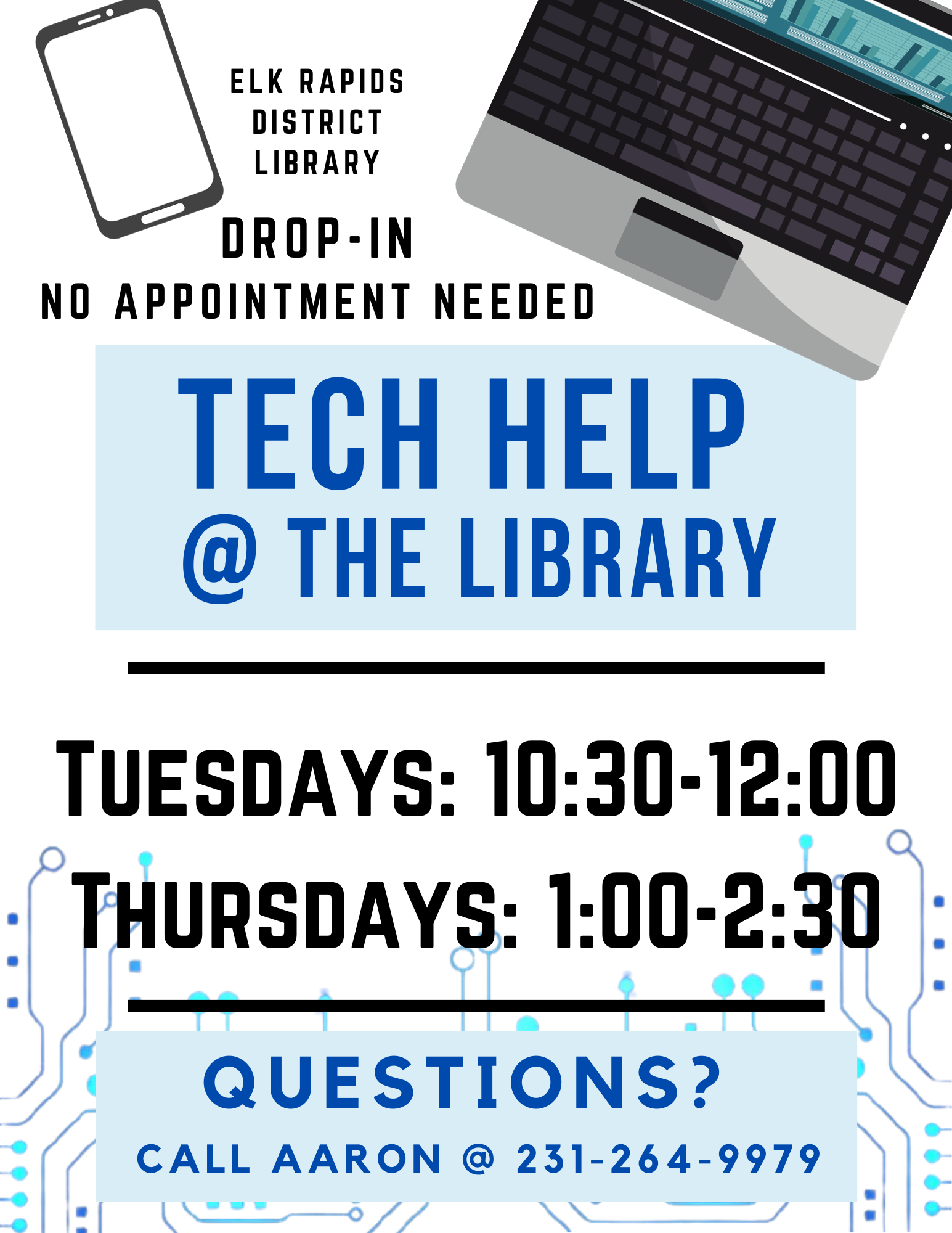 Tech Help @ the Library — Elk Rapids District Library