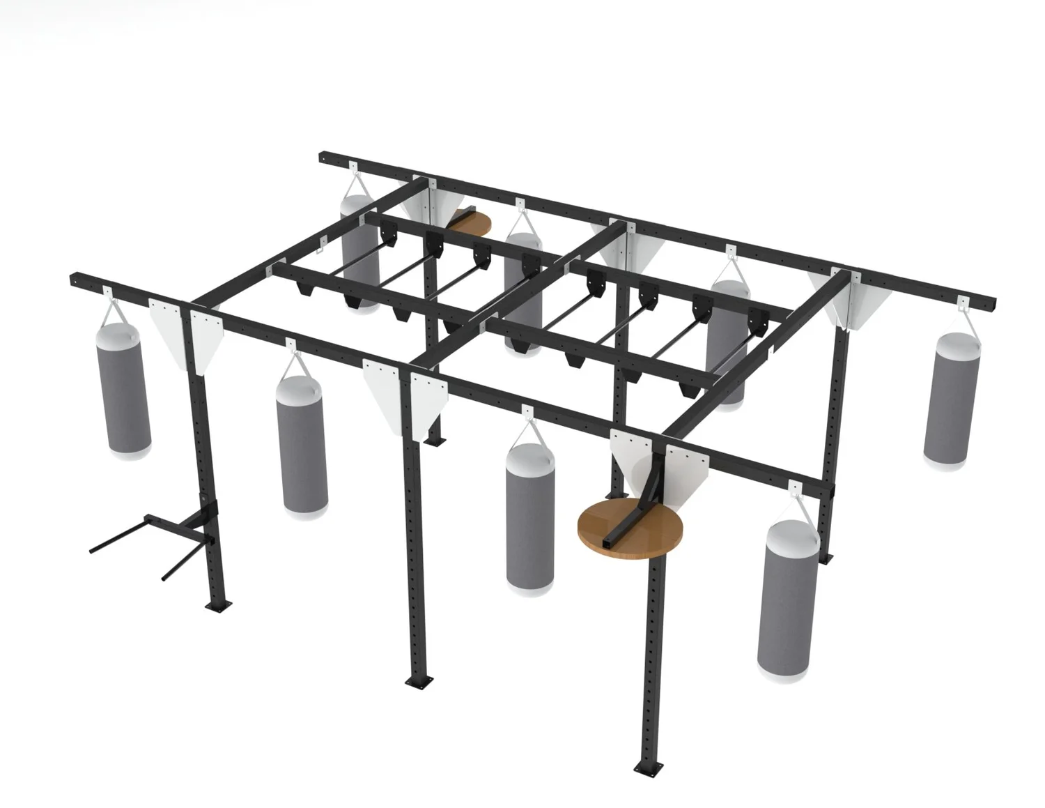 4 Heavy Bag Boxing/MMA Rack — Moduflex Custom Rigs