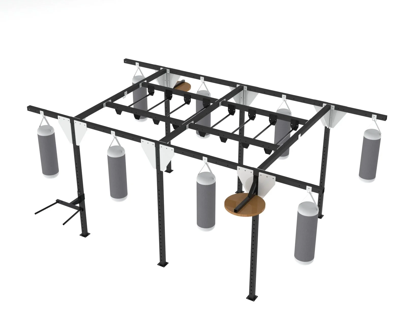4 Heavy Bag Boxing/MMA Rack — Moduflex Custom Rigs