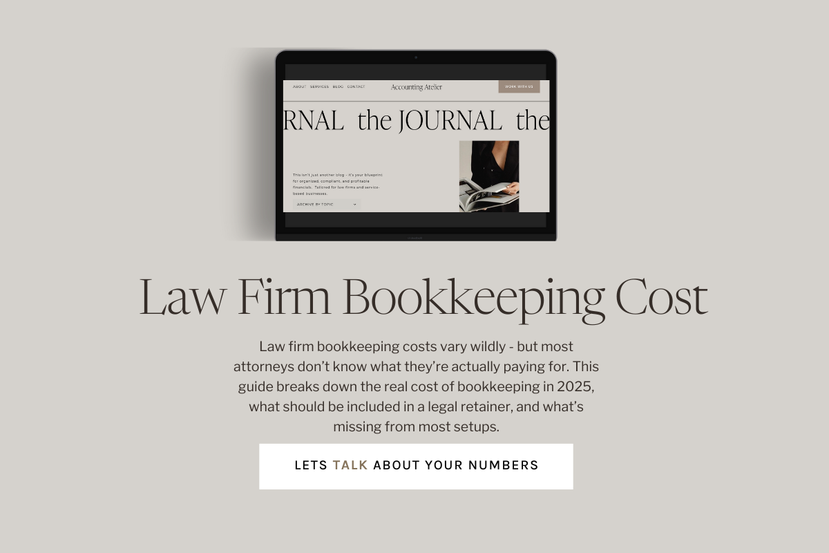 Law Firm Bookkeeping Cost | Pricing Guide