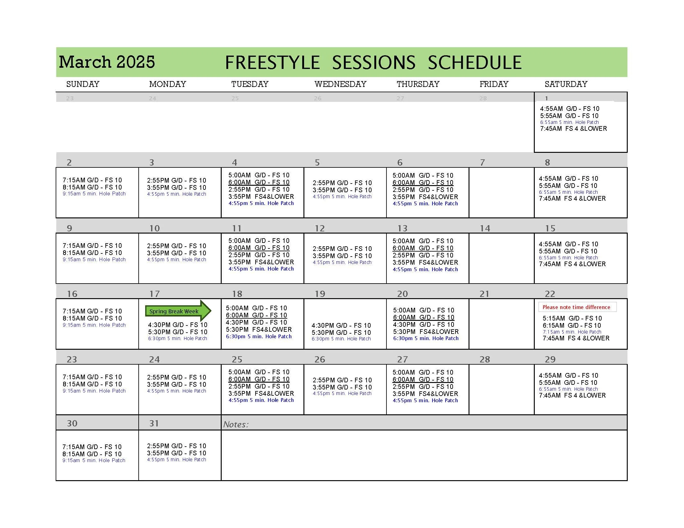 Freestyle Sessions — Ice Palace Hawaii