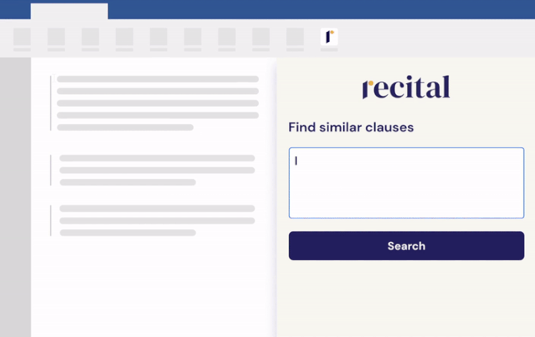 Recital | Contract Software for Legal Departments