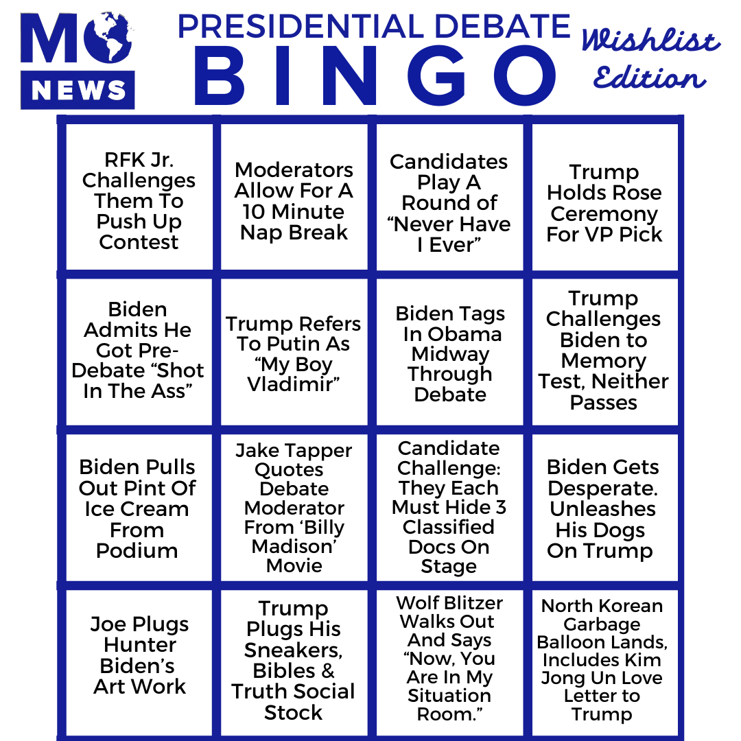Presidential Debates, Round 1 — Mo News