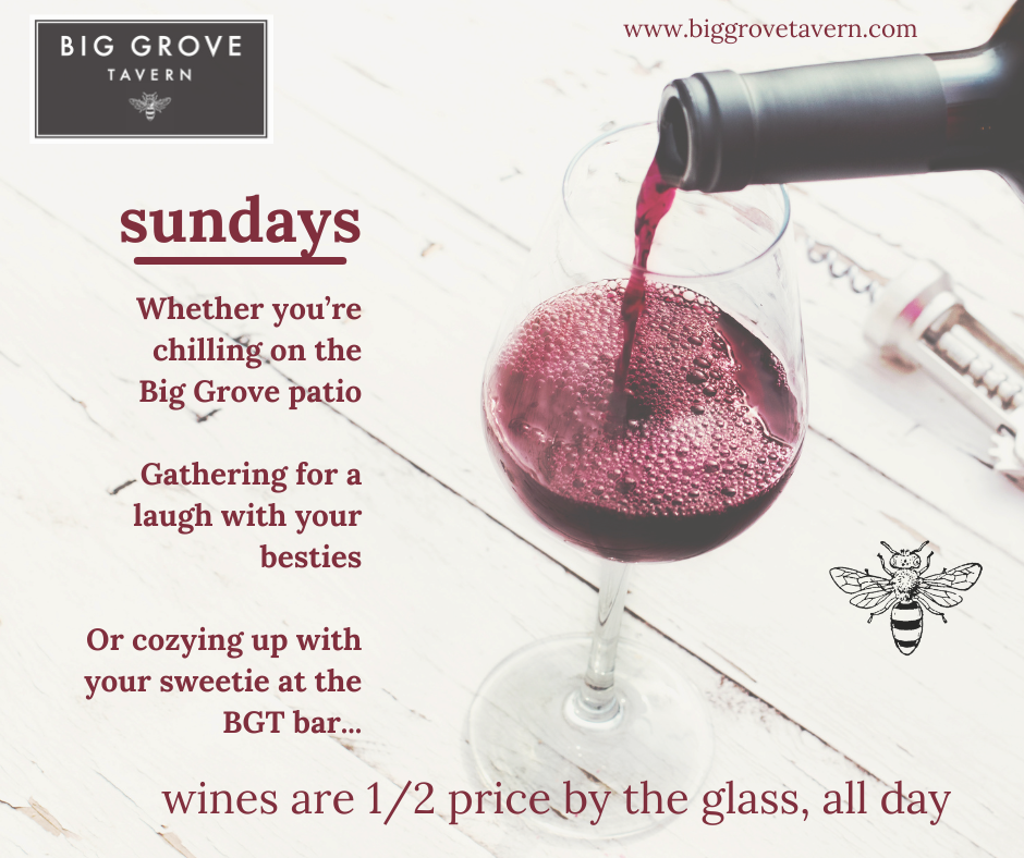 Drinks — Big Grove Tavern