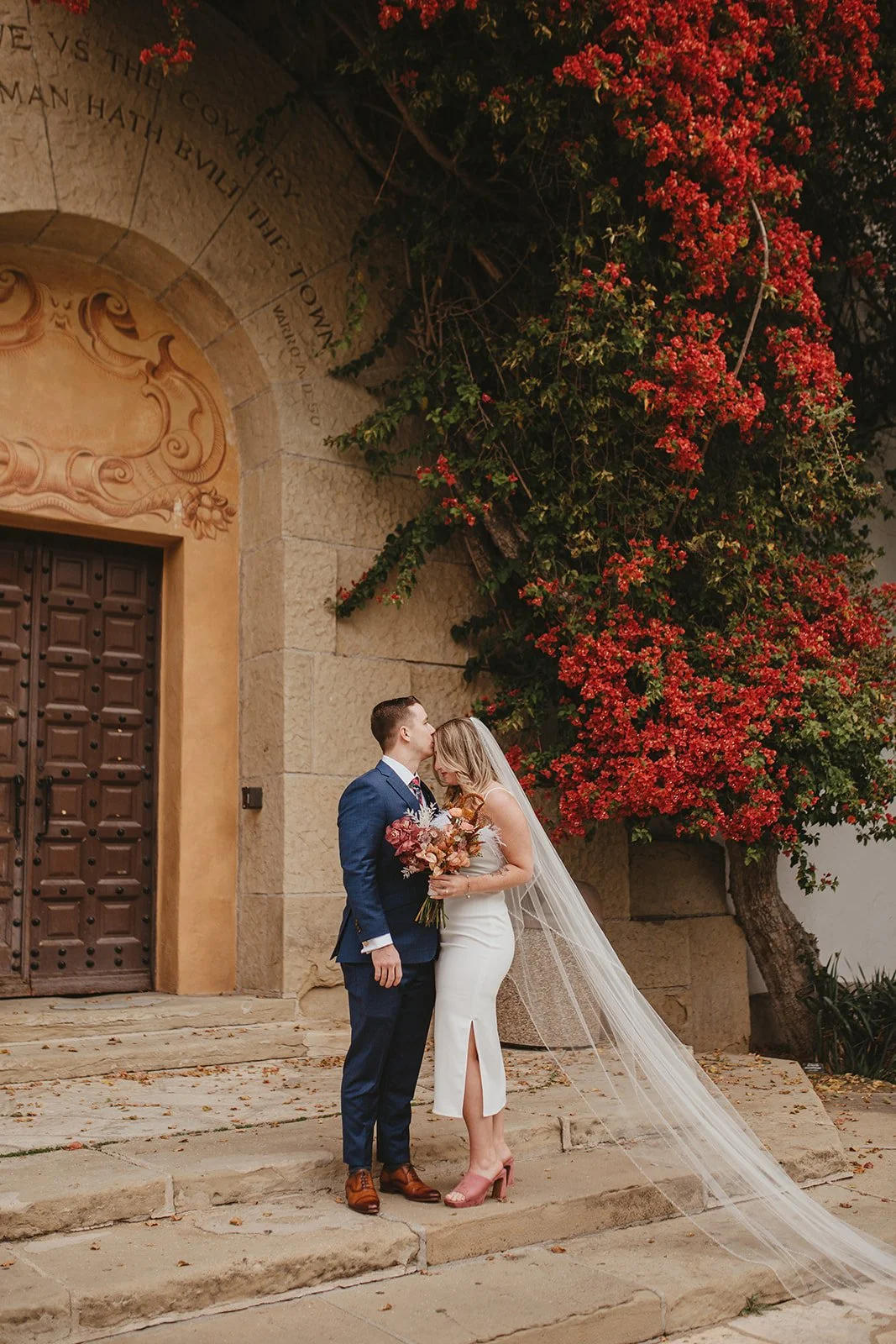 Taylor + Colin - Santa Barbara Courthouse Elopement — Indwell Floral
