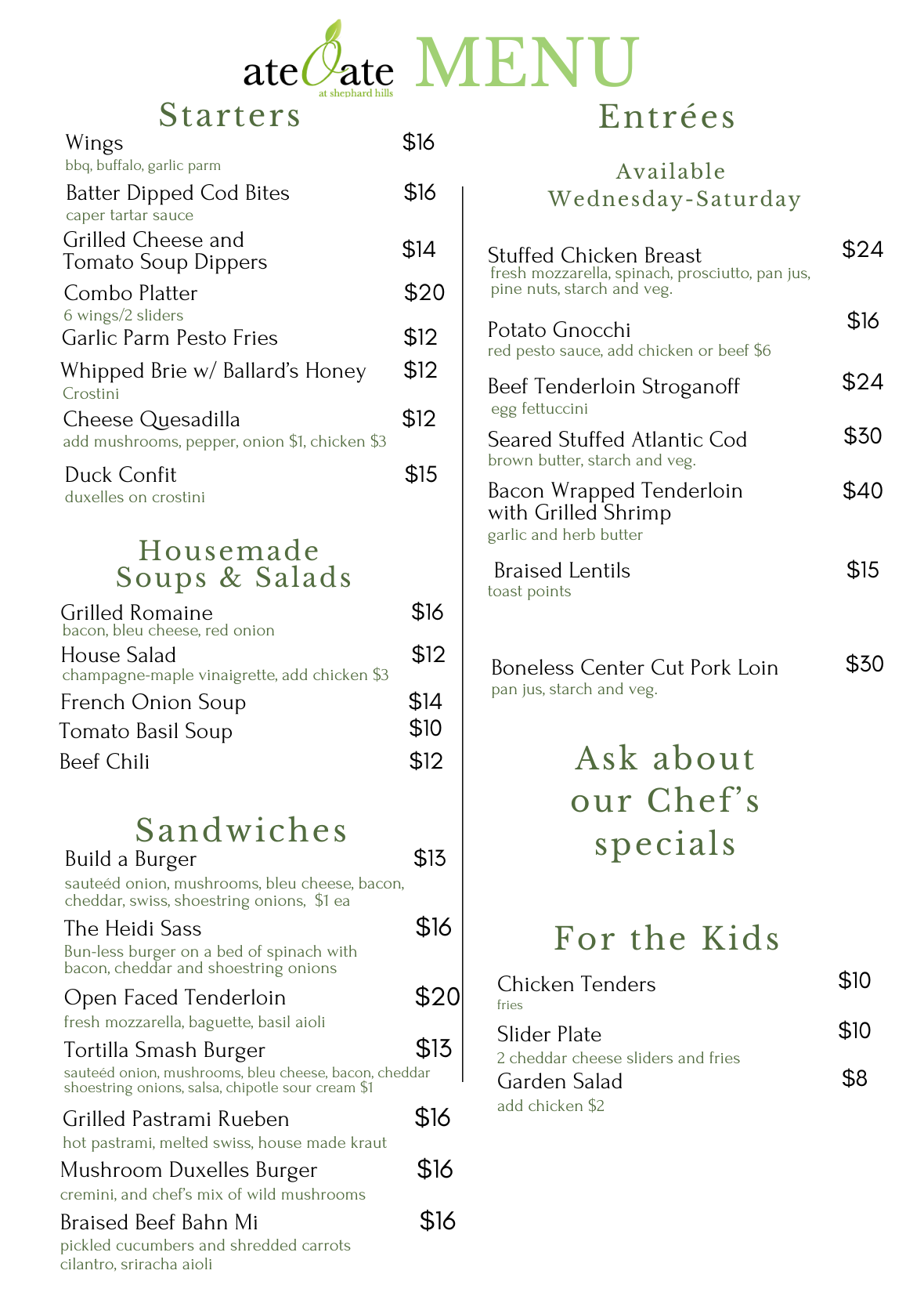 Ate O Ate at Shephard Hills — Ate O Ate Catering