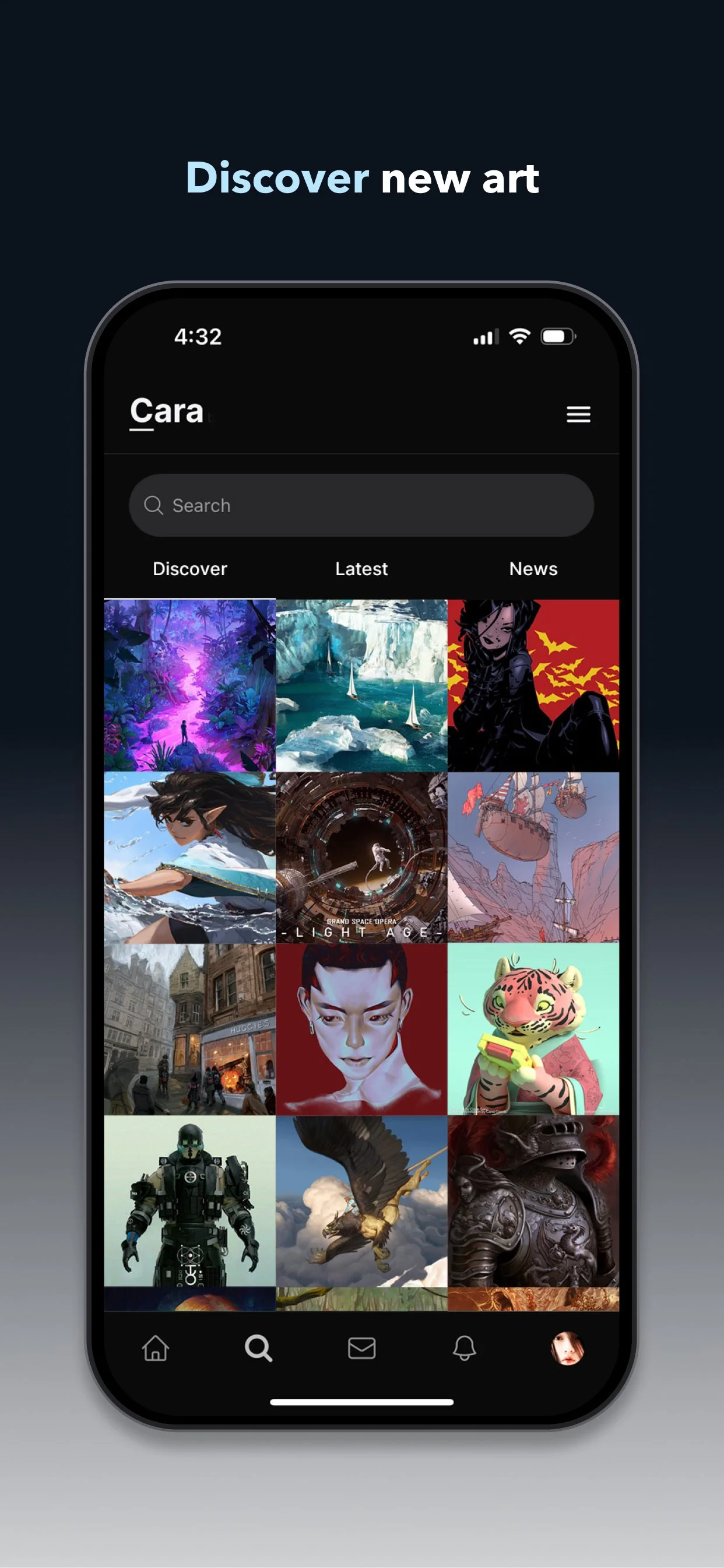 Cara Mobile App is here! — Cara - Artist Social & Portfolio Platform