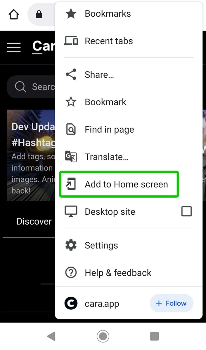 Dev Update #5 - Home Feed Customization — Cara - Artist Social ...