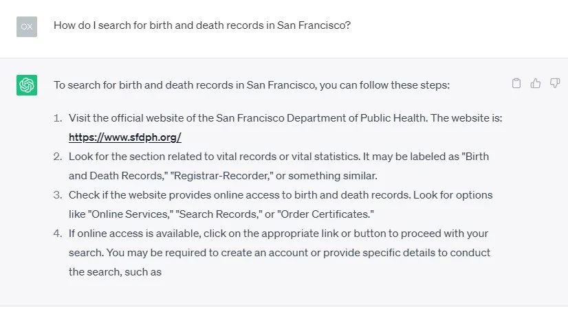 ChatGPT Use Cases for Investigations — The Investigator
