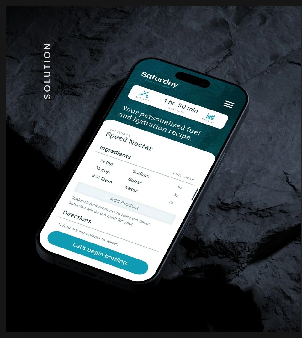 Saturday: Pro Fuel & Hydration - Believe.