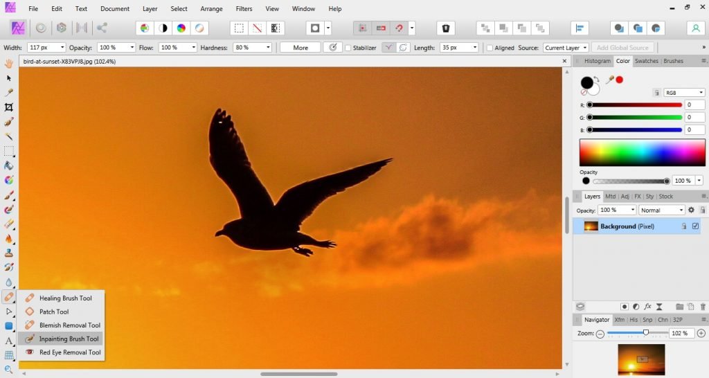 How to Remove Objects in Affinity Photo