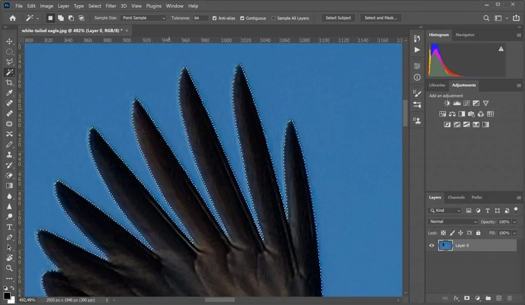 Smoothen Edges Using Anti Aliasing in Photoshop