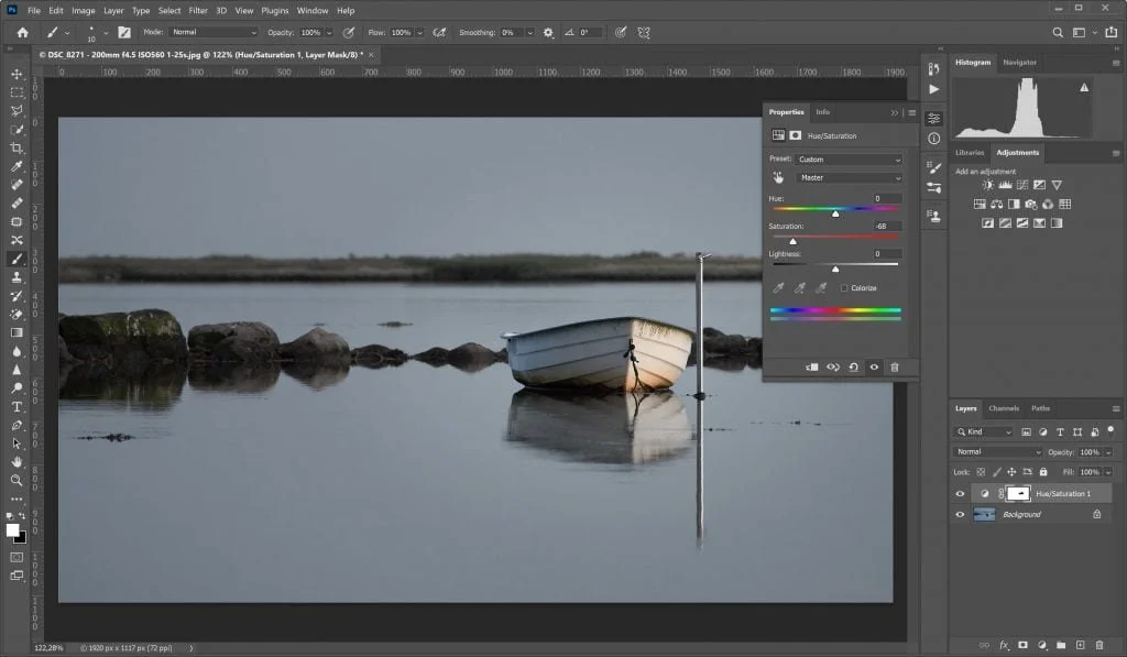 How to Desaturate in Photoshop CC
