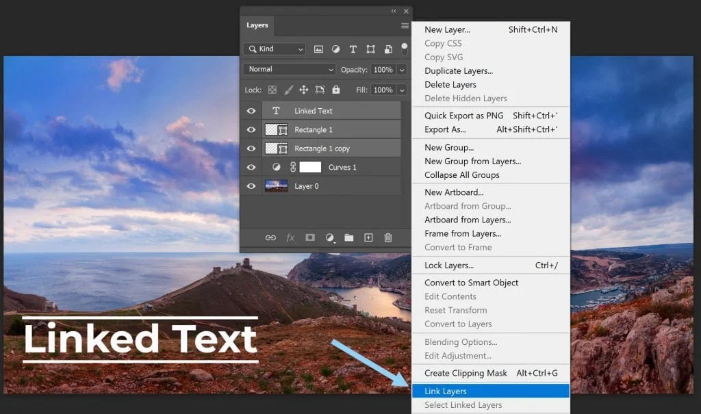 How to Link Layers in Photoshop